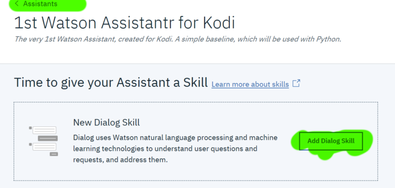 Our Watson Assistant API call, in Python – Letoon's Blog